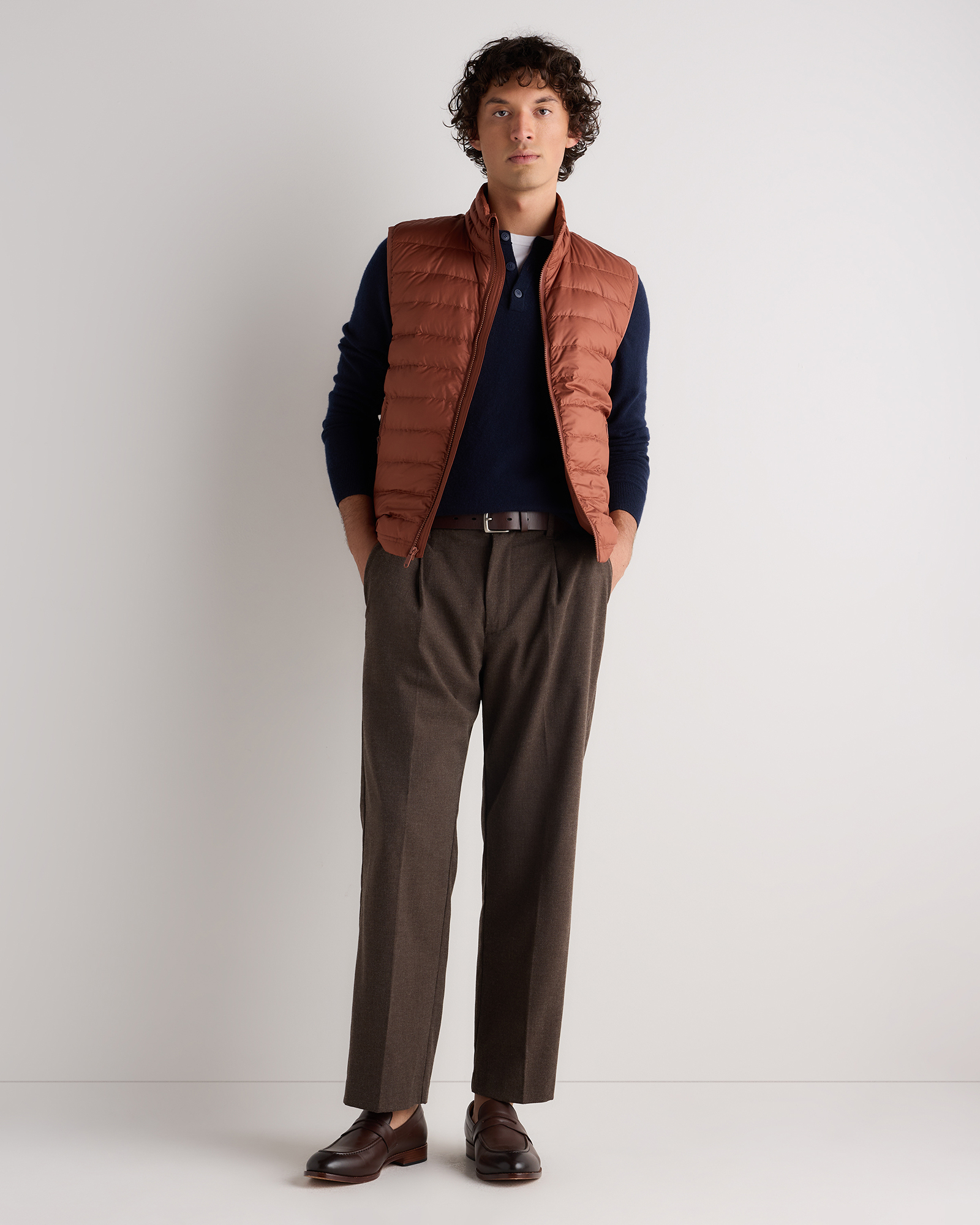 QUINCE QUINCE Lightweight Down Packable Puffer Vest